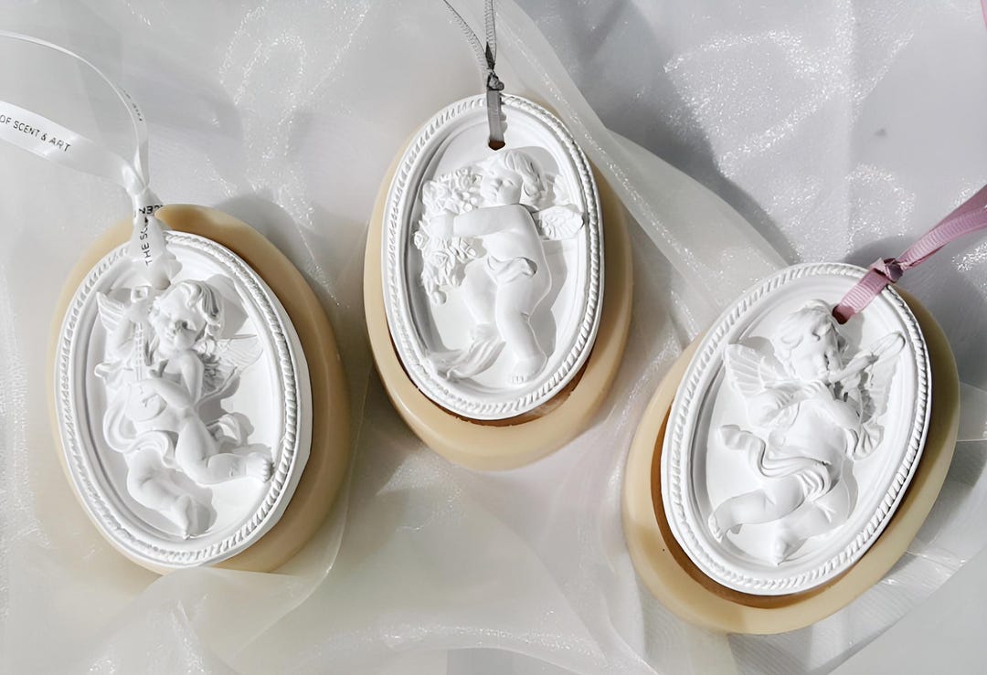 3-type Angel Molds, Baby Angel Tablet Mold, Gypsum Diffuser Making ...