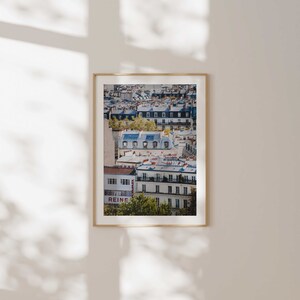 Paris Rooftops From Montmartre Digital Download | Classic Paris ...