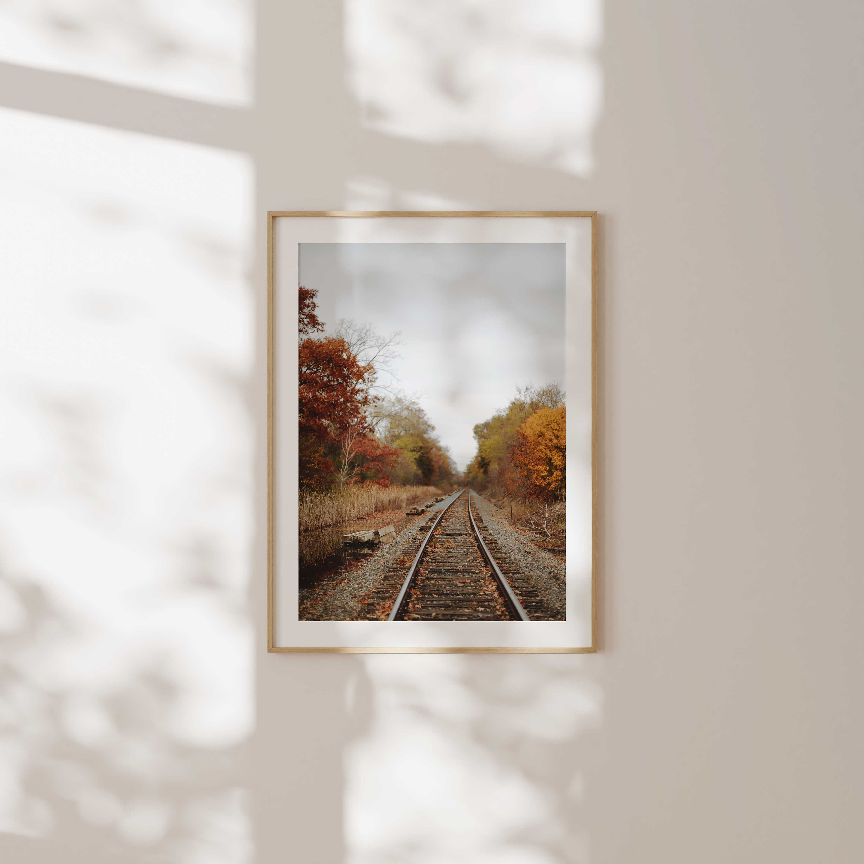 Autumn Train Tracks Digital Download | Fall Home Decor | Nature ...