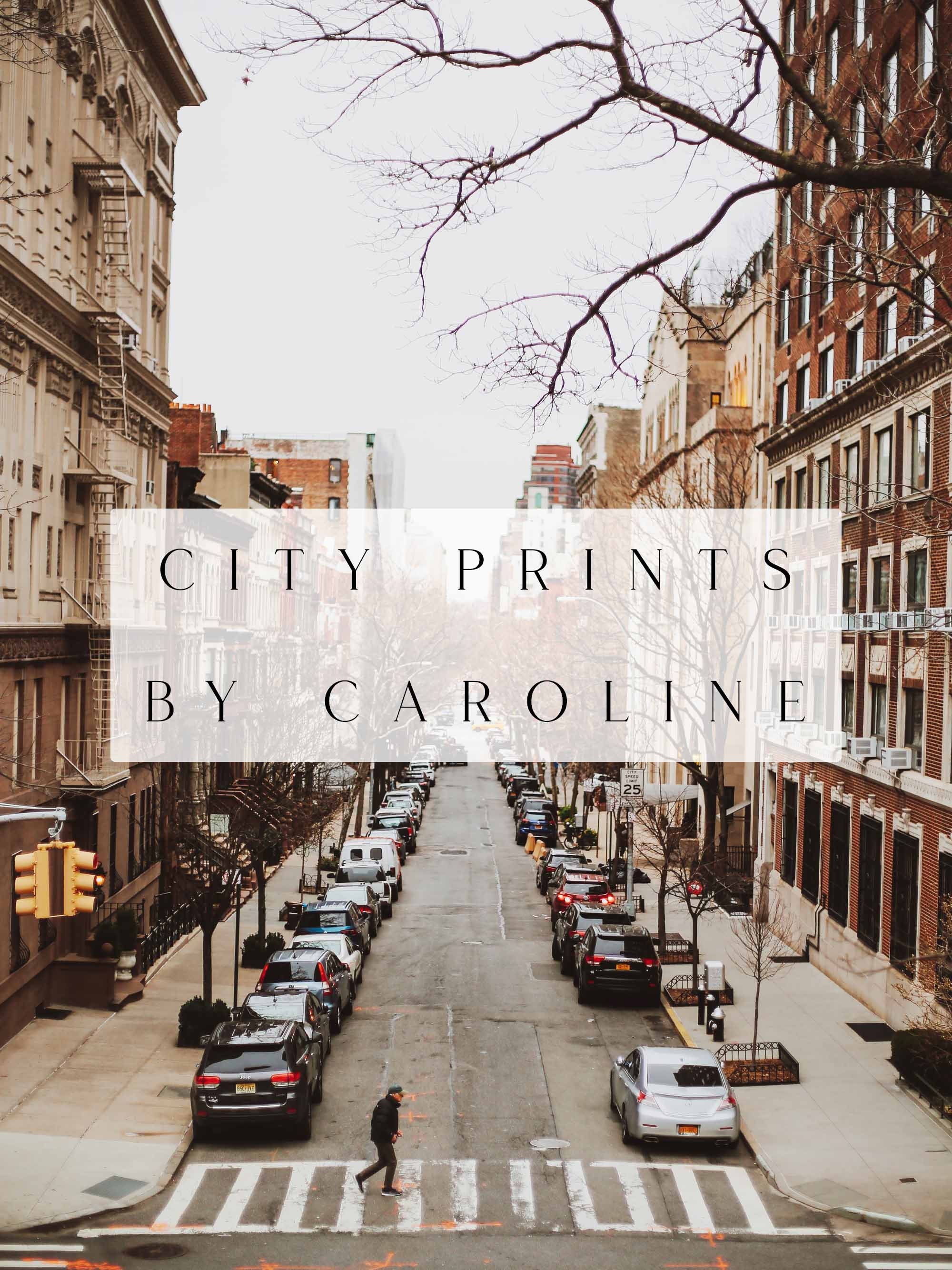 NYC Upper West Side Street With Classic Brownstones Digital Download ...