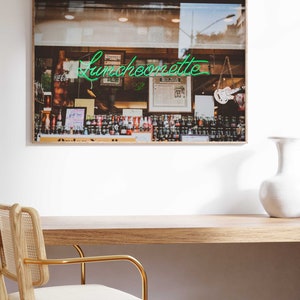 NYC Luncheonette Neon Sign Digital Download | Classic New York City ...