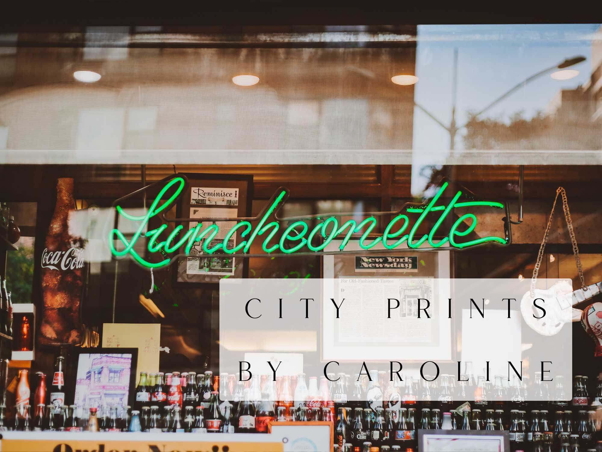 NYC Luncheonette Neon Sign Digital Download | Classic New York City ...