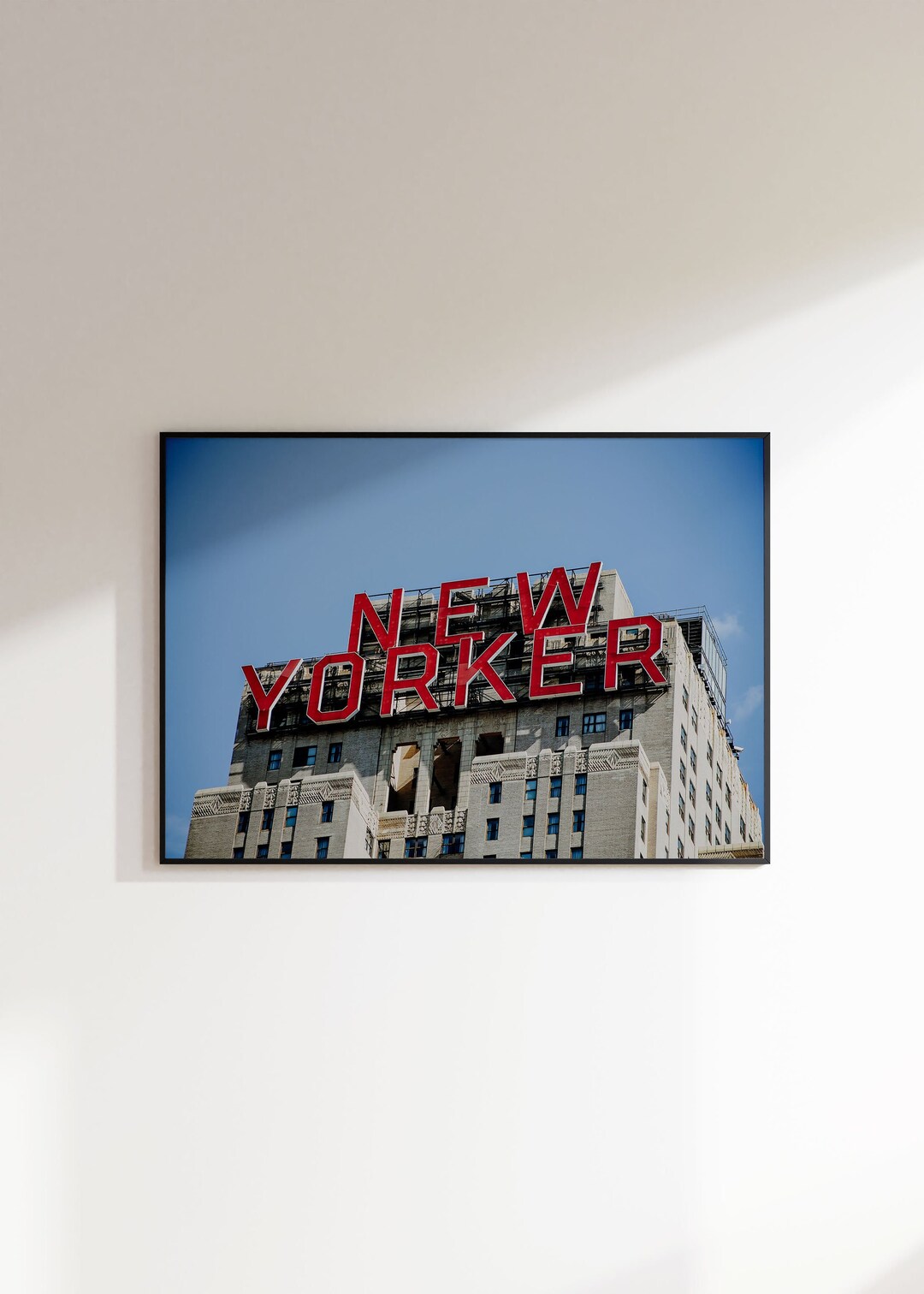 New Yorker Sign in Midtown NYC Horizontal Digital Download | NYC ...