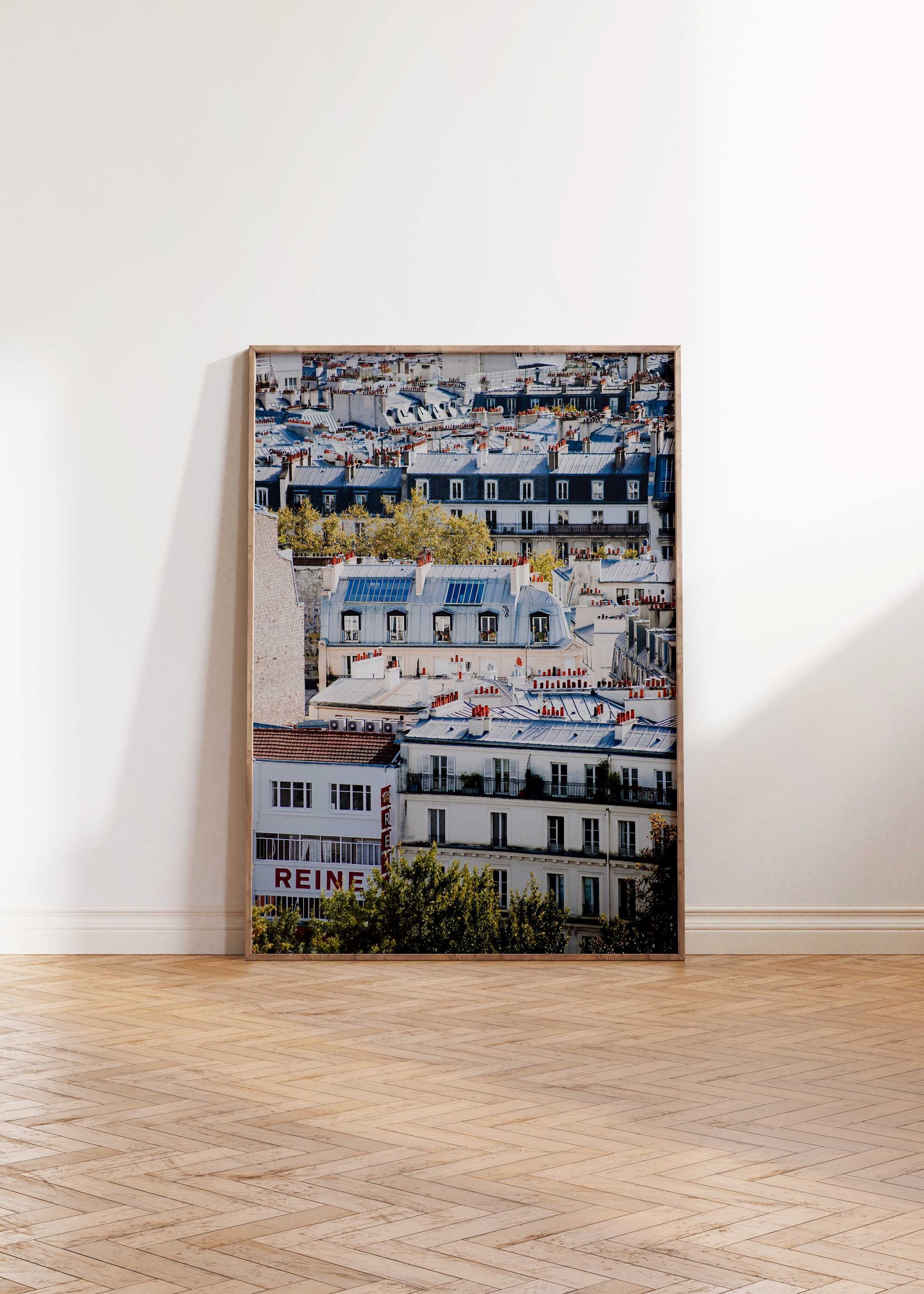 Paris Rooftops From Montmartre Digital Download | Classic Paris ...