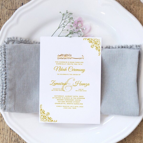 Pakistani Mehndi Invitation Cards - Etsy