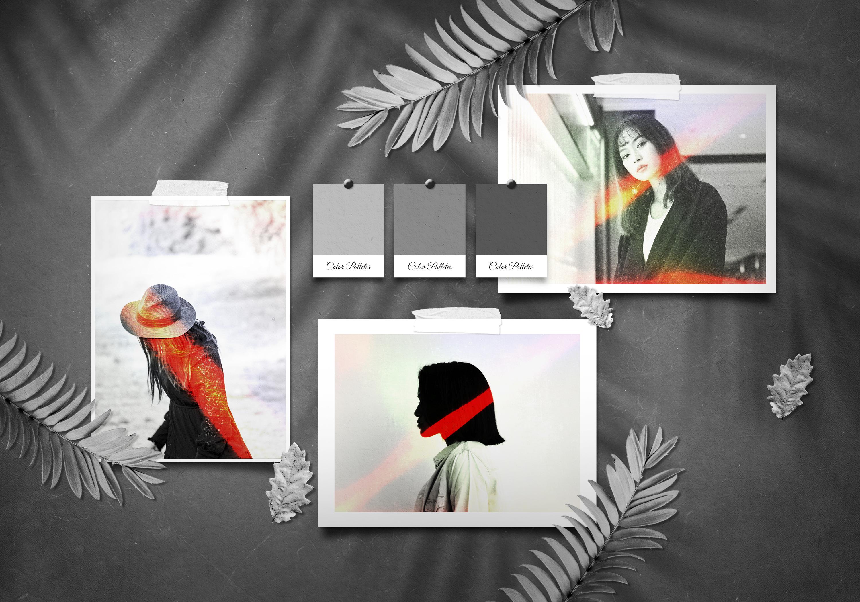 Photo Collage Aesthetic Template, Editable, Photoshop, Digital Template ...