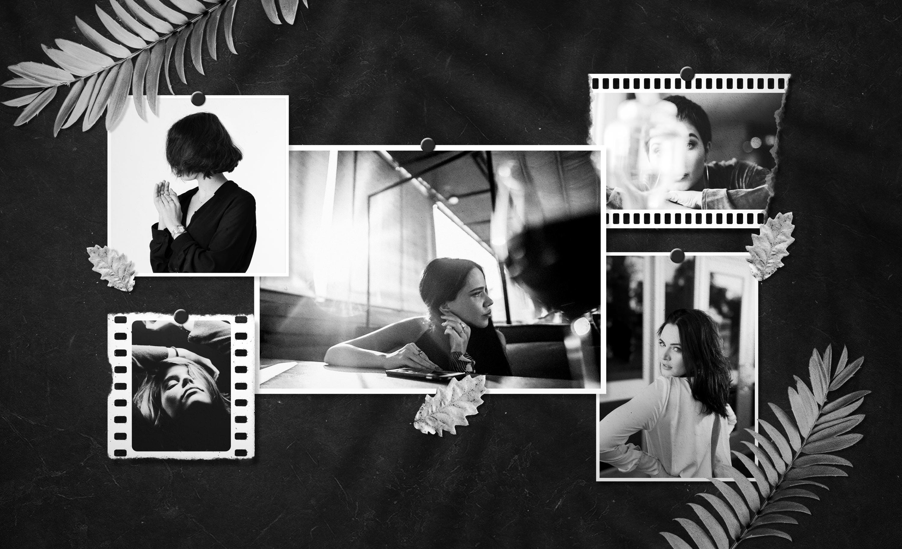 Photo Collage Aesthetic Template, Editable, Photoshop, Digital Template ...