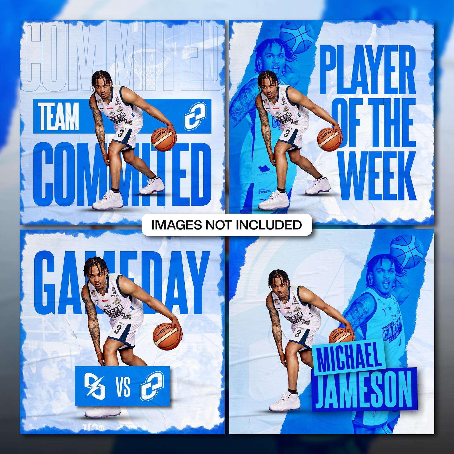 4 Photoshop Sports Social Media Templates - Gameday, Final Score ...