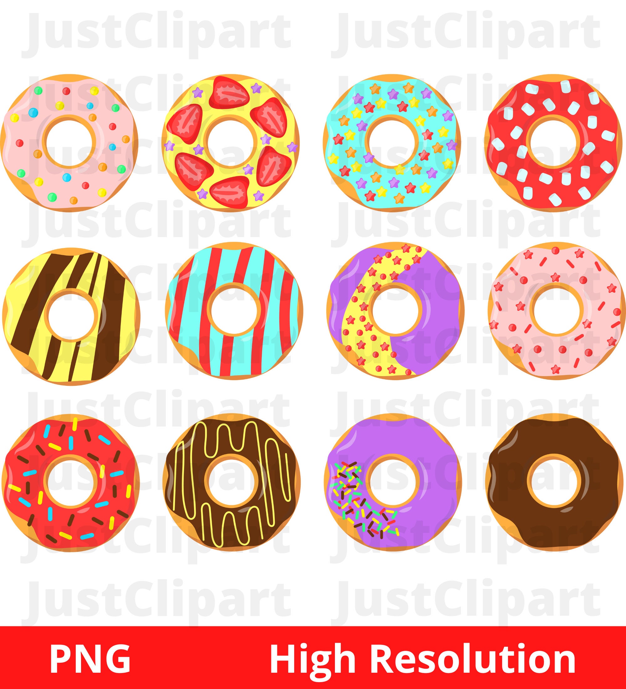 Sweets Clipart, Dessert Clipart, Sweet and Dessert Clipart, Food ...