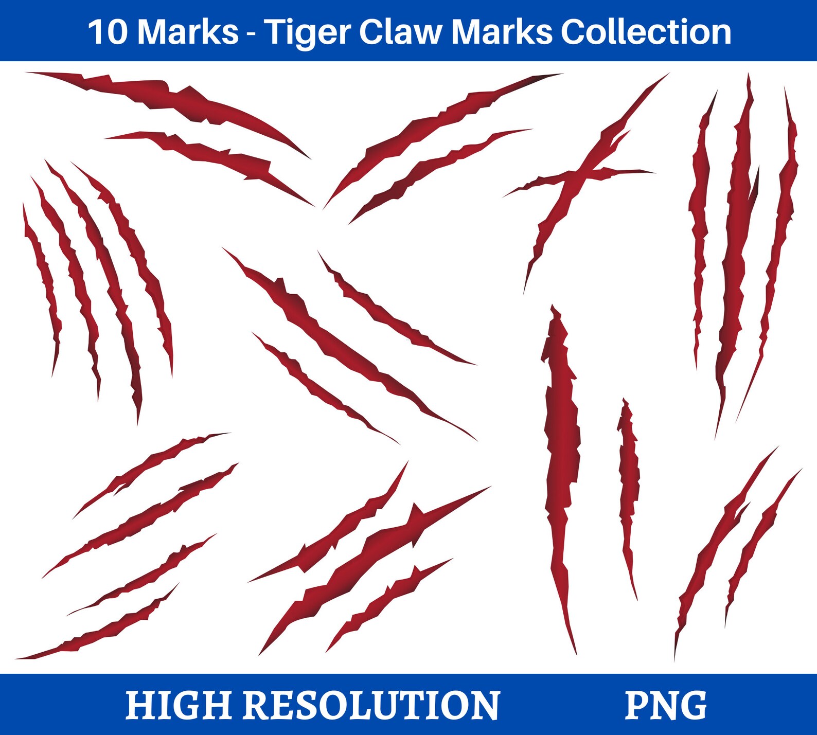 Tiger Scratch Svg, Tiger Claw Mark Svg, Claws Scratches Svg, Scratches ...