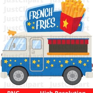 Food Truck Clipart, Food Vans, Fast Food Clipart, Ice-cream Truck ...