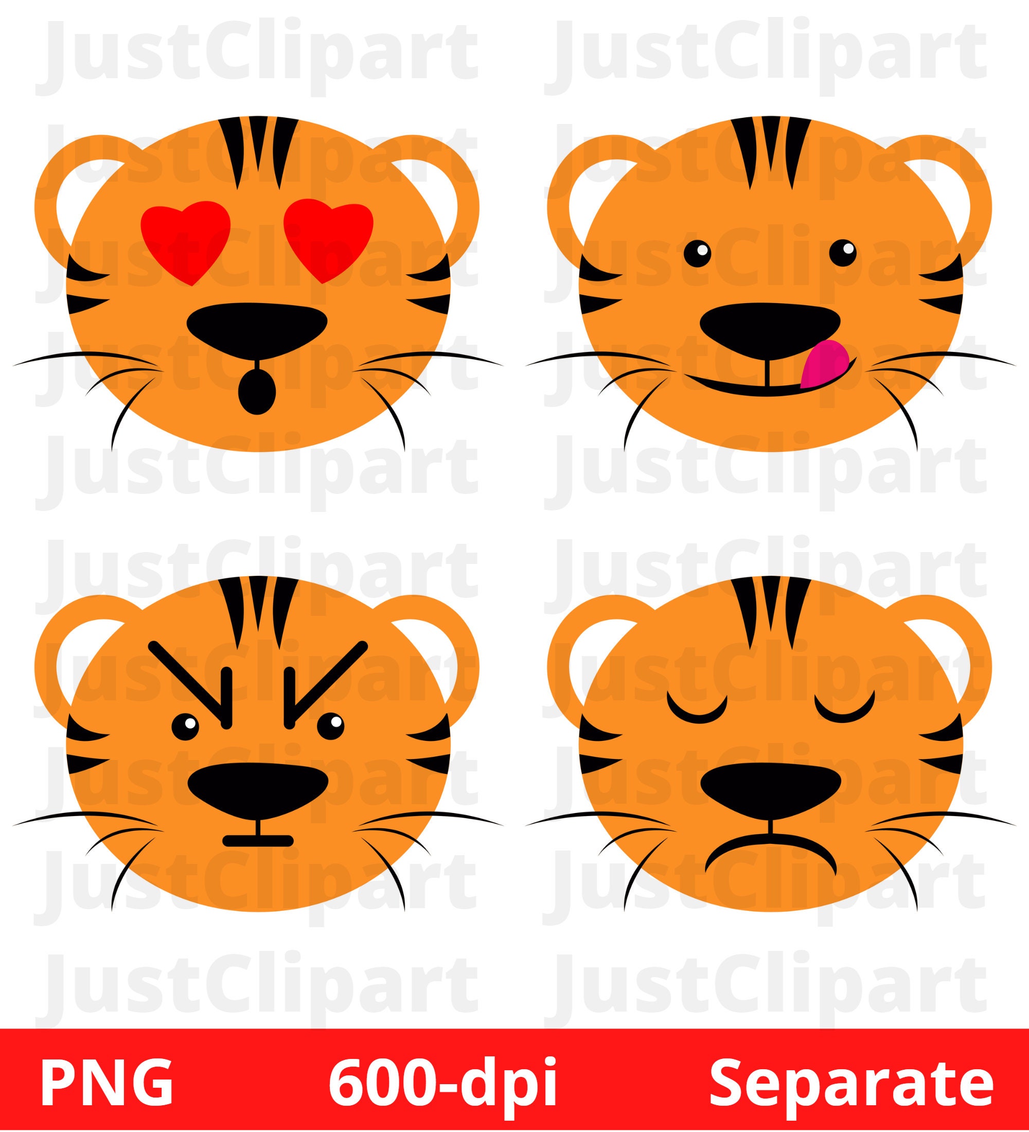 Tiger Emoji Svg, Tiger Head Emoji Svg, Tiger Svg, Emoji Svg, Emotional ...