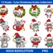 Christmas Koala Clipart, Cute Koala Clipart, Koala SVG, Christmas ...