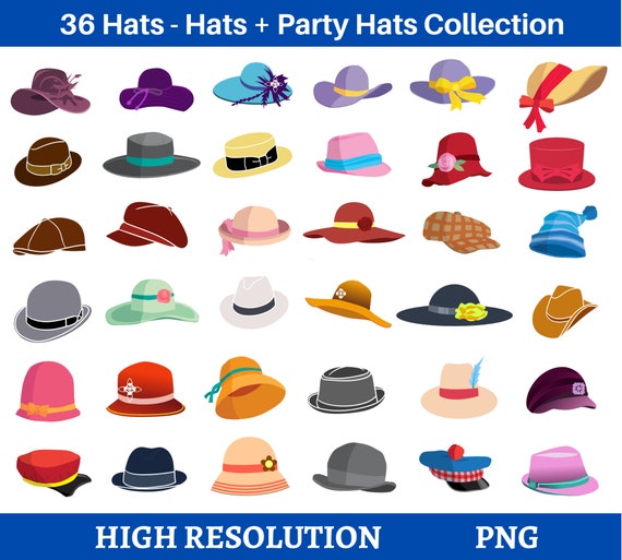 Hi Res Clip Art Fedora