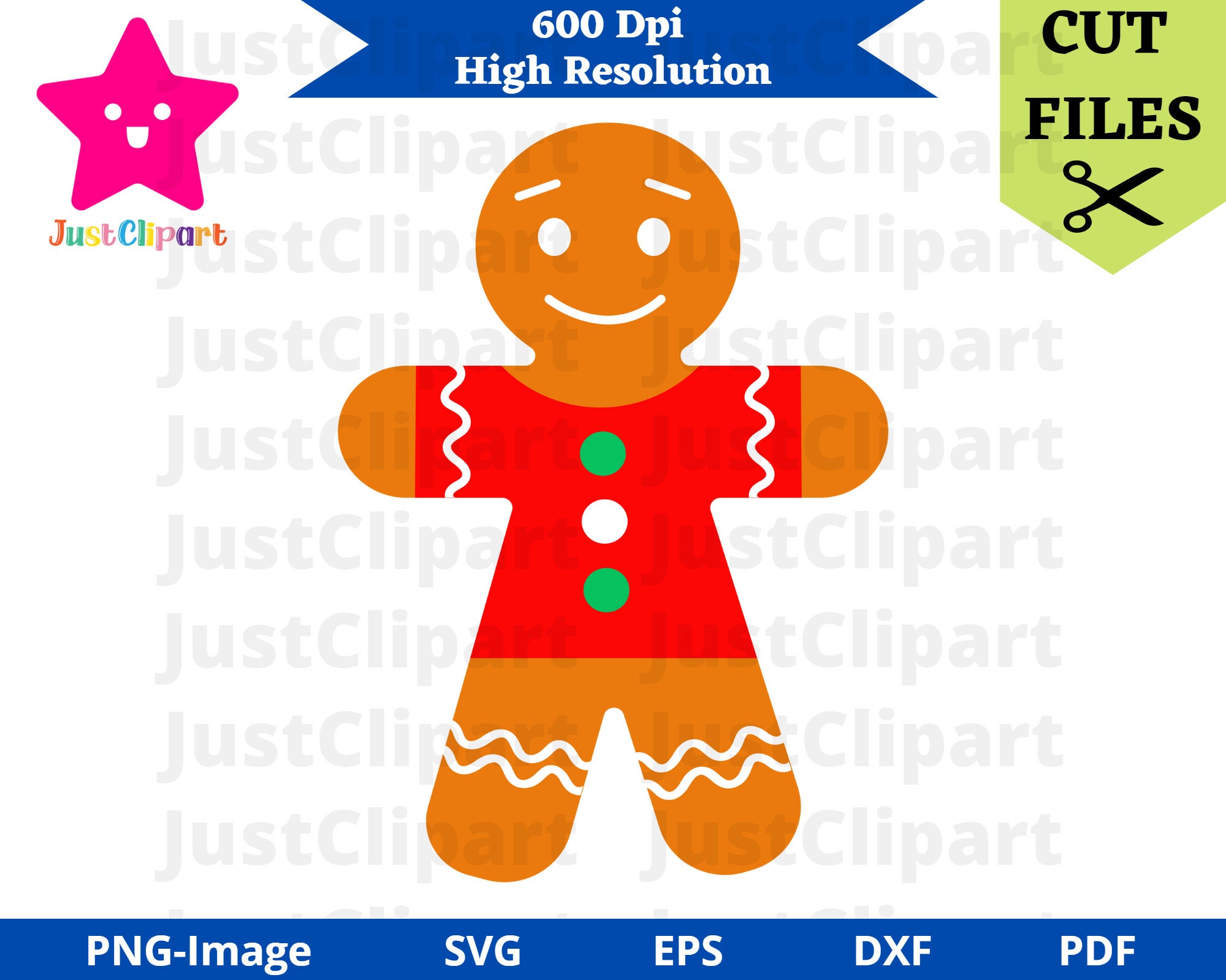 Cute Gingerbread SVG, Gingerbread Man Svg, Gingerbread PNG, Christmas ...