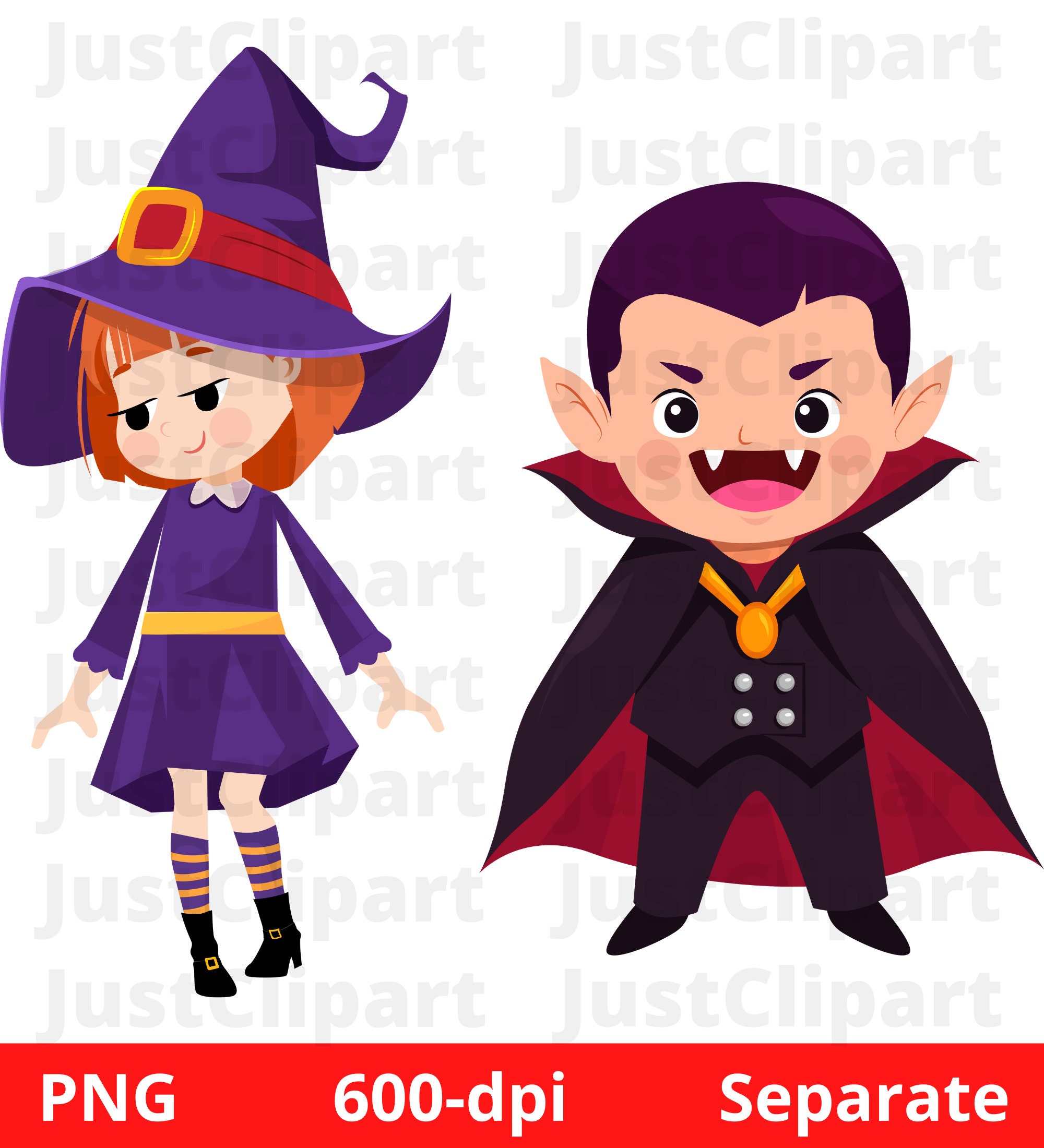 Halloween Costume Clipart, Halloween Kids Costume, Girls and Boys With ...