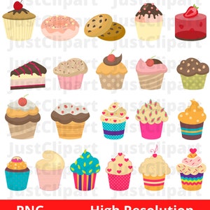 Sweets Clipart, Dessert Clipart, Sweet and Dessert Clipart, Food ...