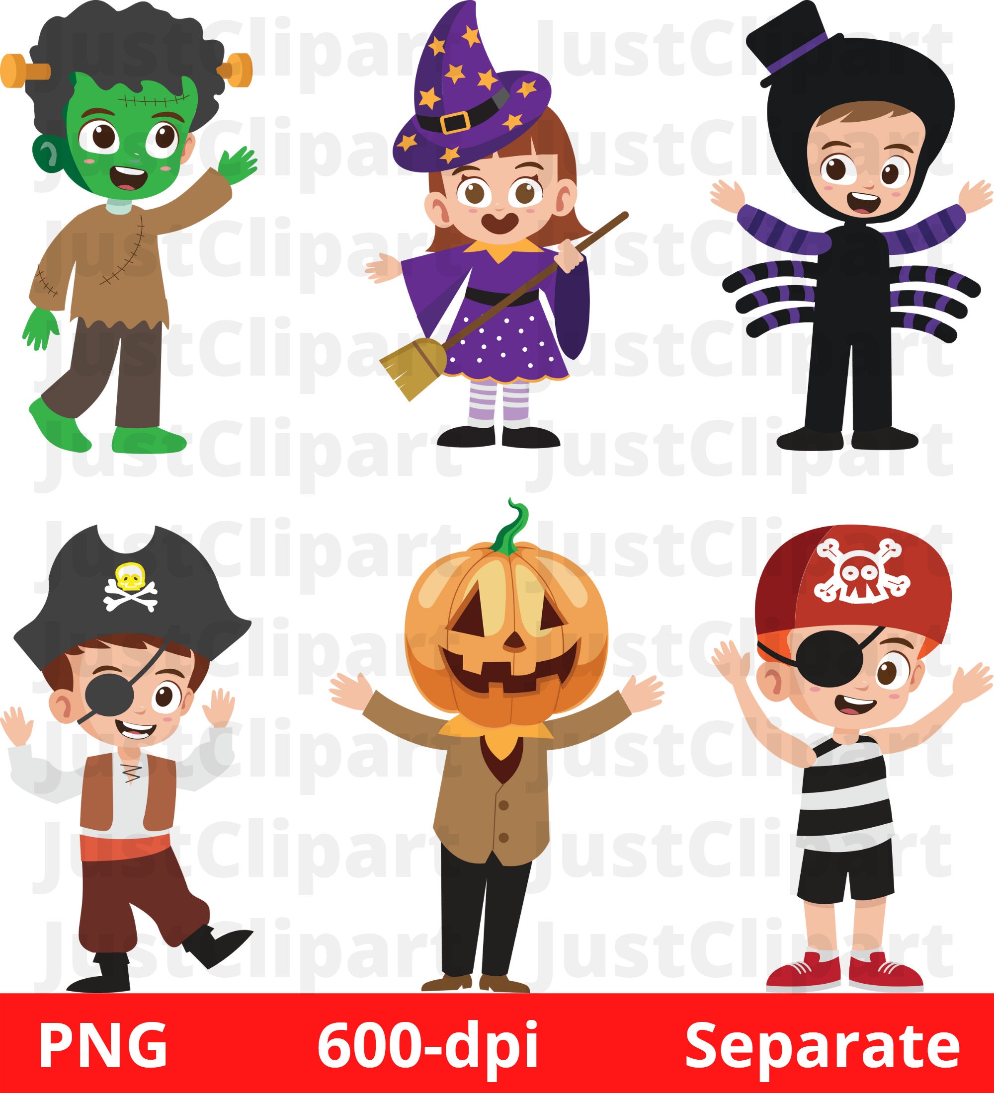 Halloween Kids Costume Clipart, Costume Clipart, Halloween Clipart ...
