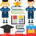 Back to School Clipart, School Clipart, Stationery Clipart, Educational ...