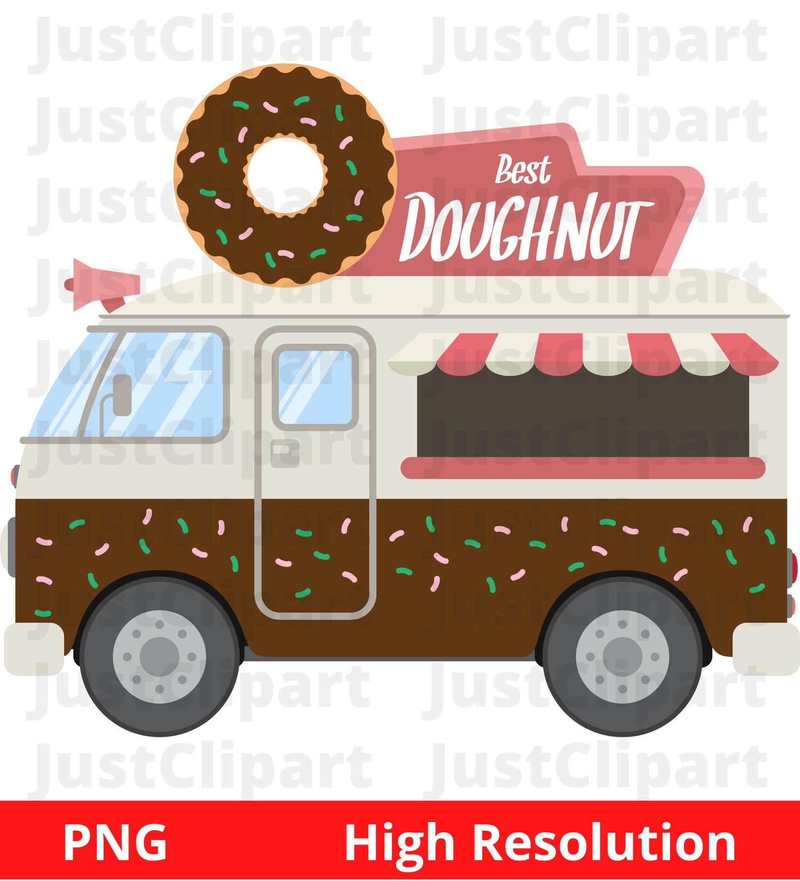 Food Truck Clipart, Food Vans, Fast Food Clipart, Ice-cream Truck ...