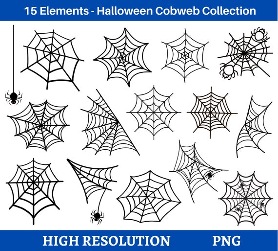 Halloween Cobwebs Clipart