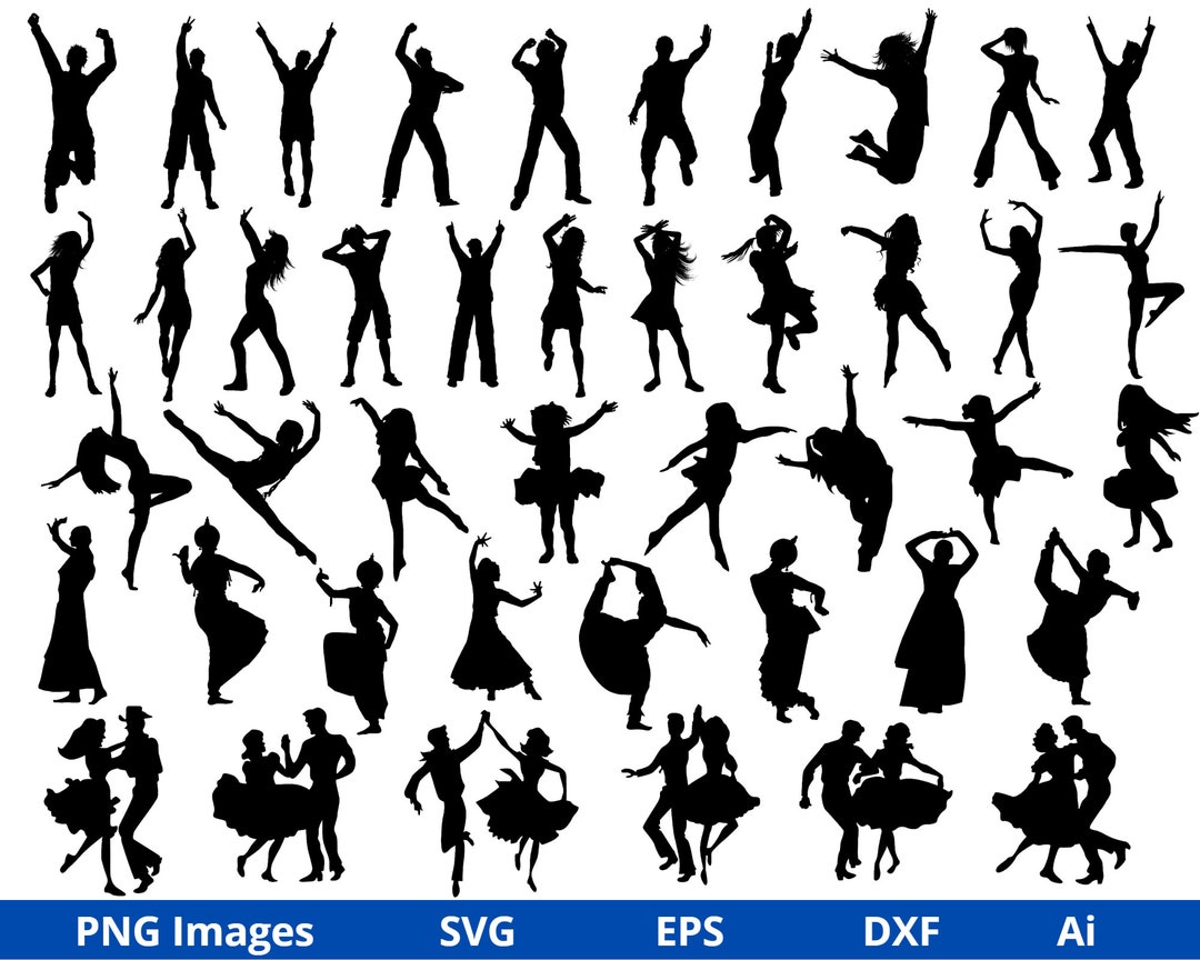 Dance Svg File Dancers Svg Dancer Silhouettes Svg Dance Etsy In My | My ...