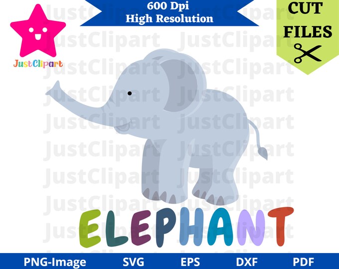 Baby Elephant SVG | Cute Elephant Cut File | Sweet Elephant | Baby ...