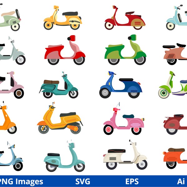 Scooter Svg - Etsy