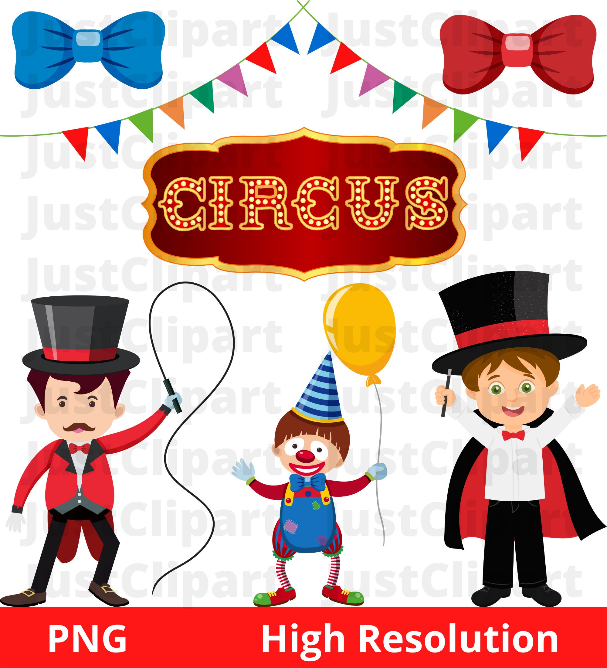 Circus Clipart Carnival Clipart Circus Tent Clipart Circus - Etsy