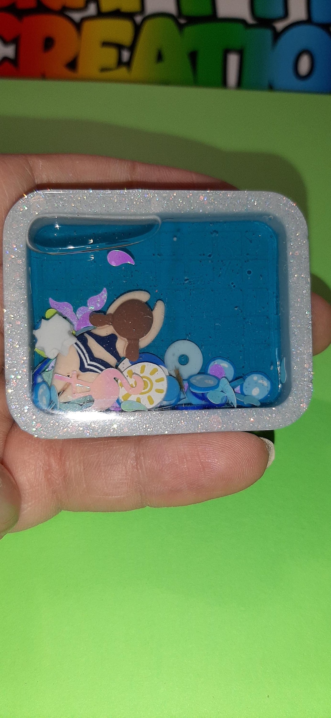 Fun in the Pool Shaker Magnet - Etsy