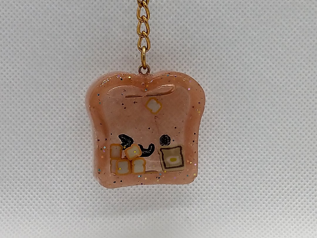 Kawaii Small Timmy Toast Resin Shaker Charm - Etsy