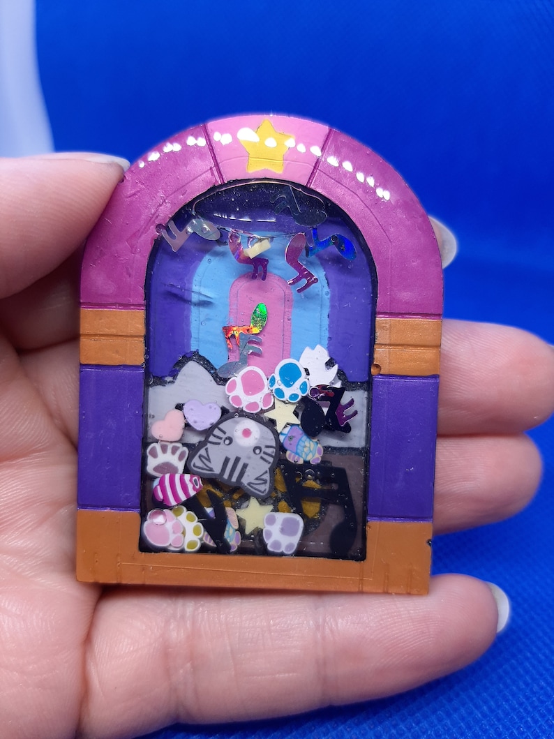 Kawaii Kitty Jukebox Shaker Magnet - Etsy