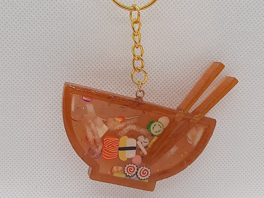 Ramen Bowl Shaker Keychains - Etsy
