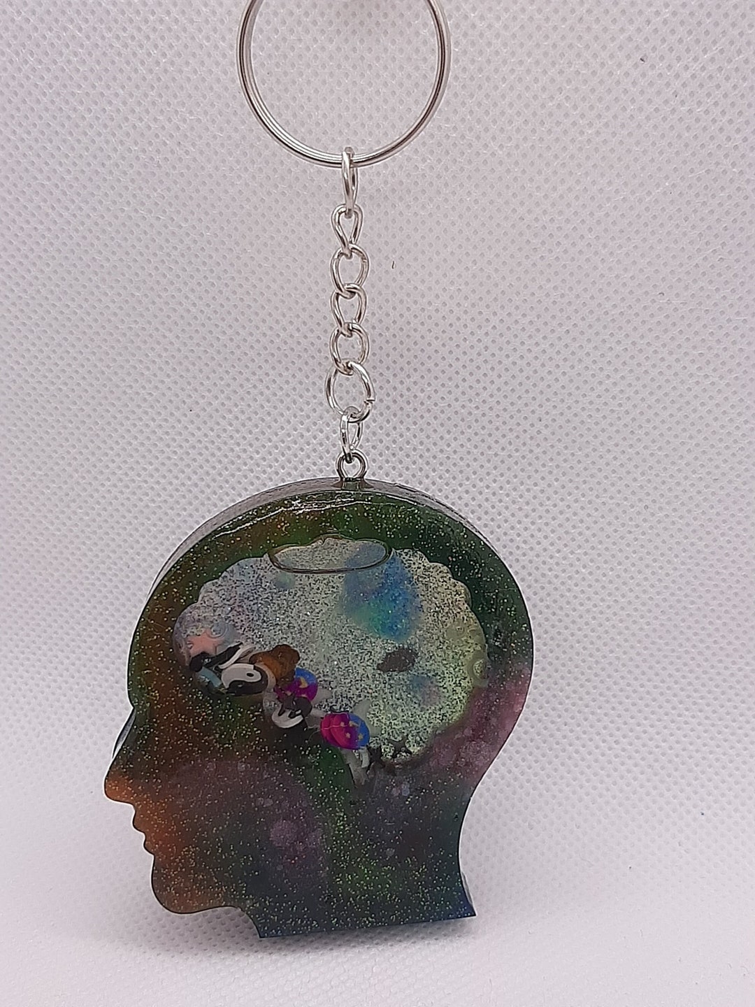 Deep Thought Glowing Shaker Keychain - Etsy