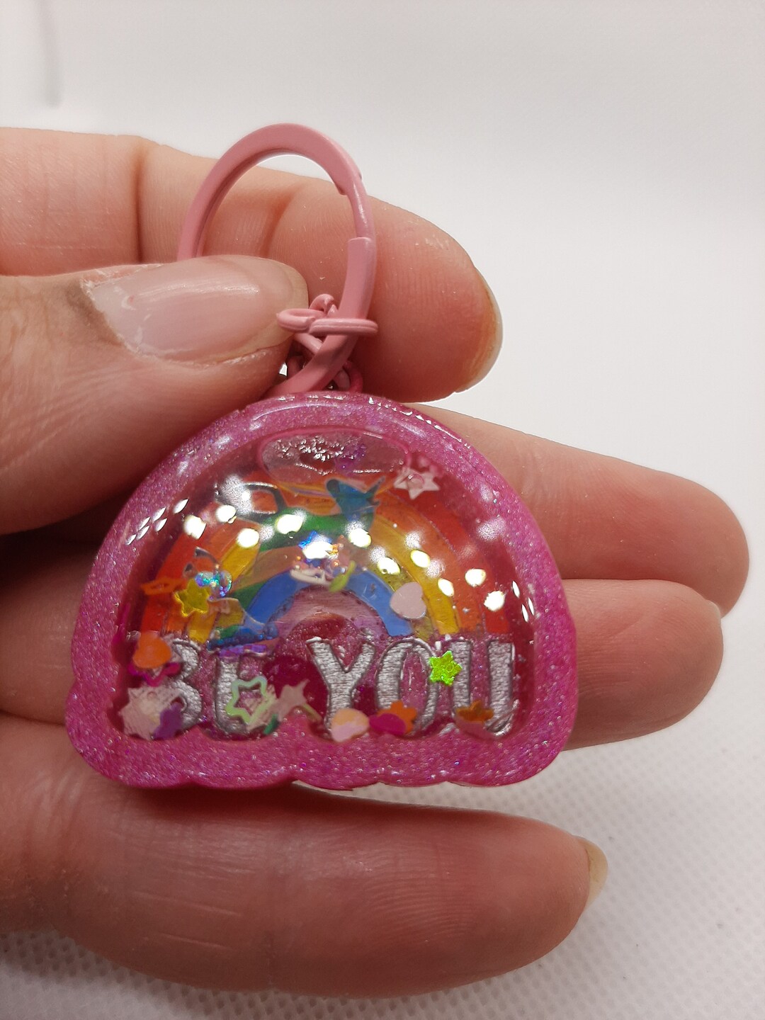 Be You Mini Rainbow Shaker Charms: Cute Colorful Rainbow Inspirational ...