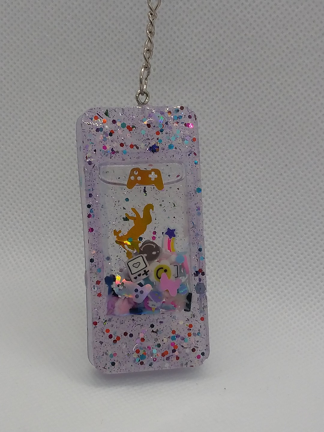 Girly Handheld Gamer Shaker Charm - Etsy