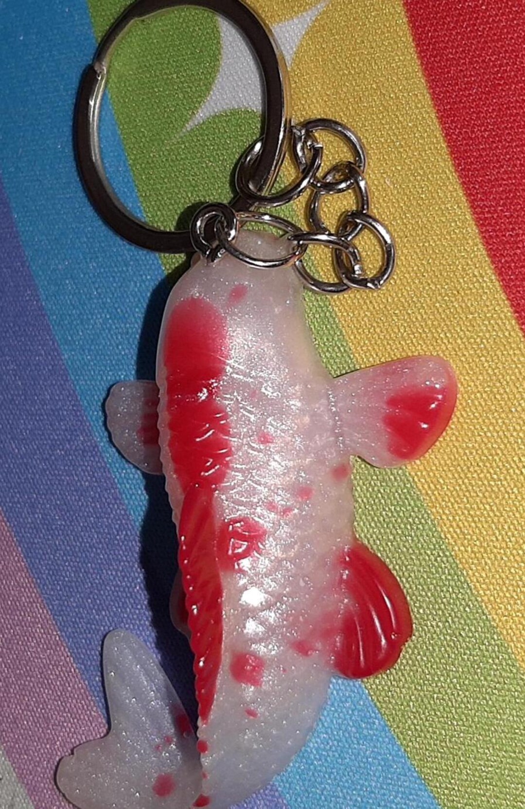 Various Colored Koi Fish Keychains III - Etsy