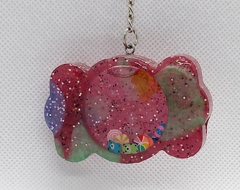 Sweet Pocky Resin Shaker Keychain - Etsy