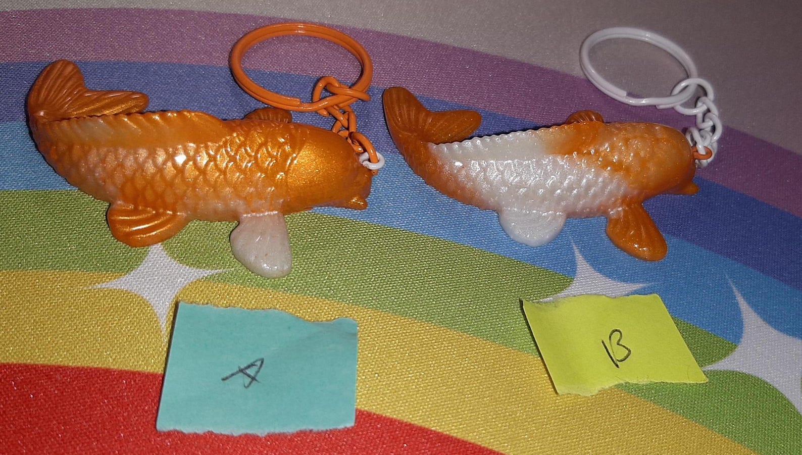 Koi Fish Keychains - Etsy