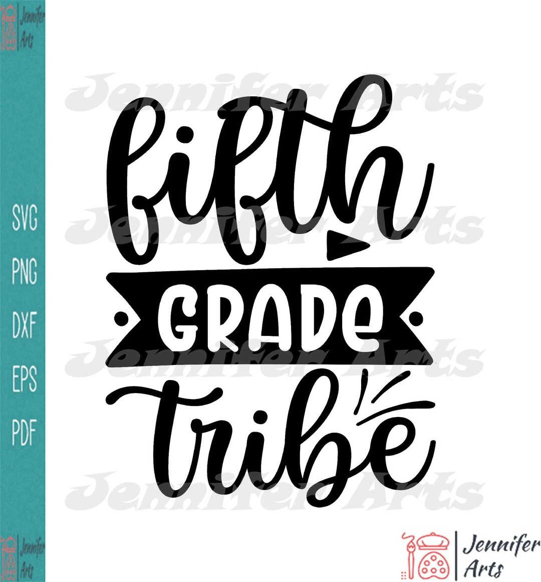 Fifth Grade Tribe Silhouette Svg - Etsy