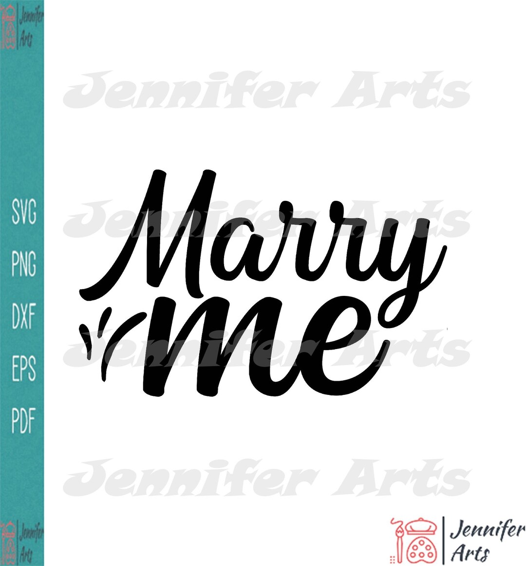 Marry Me Silhouette Svg | Digital Instant Download for Cricut - Etsy