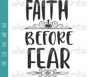 Faith Before Fear - Etsy