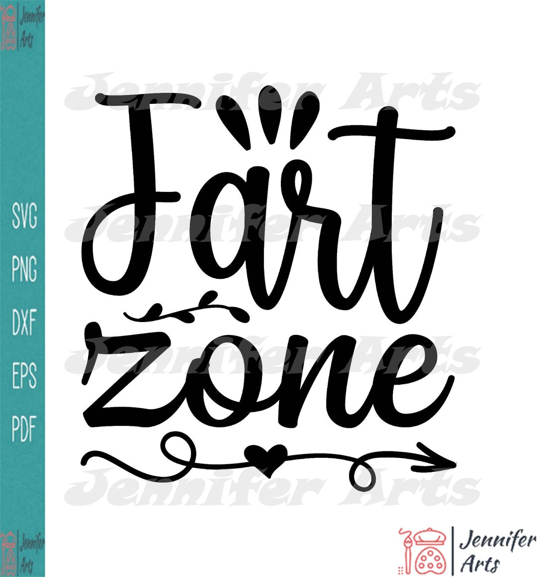 Fart Zone Silhouette Svg | Digital Instant Download for Cricut - Etsy