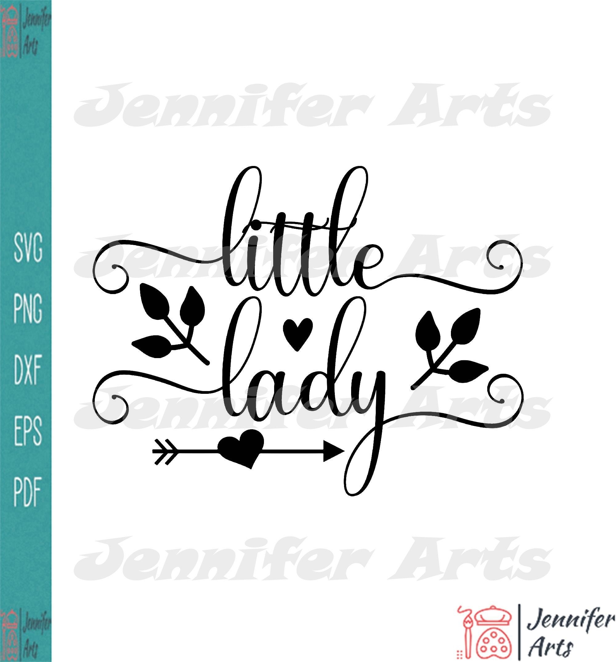 Little Lady Silhouette Svg 6 - Etsy