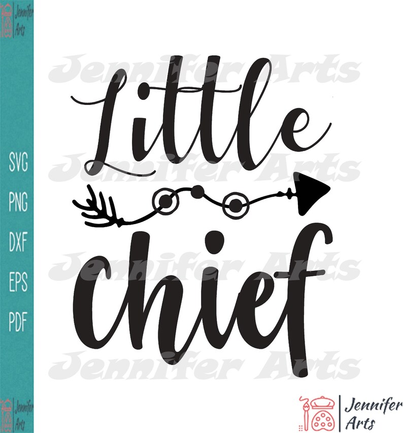 Little Chief Silhouette Svg | Digital Instant Download for Cricut - Etsy