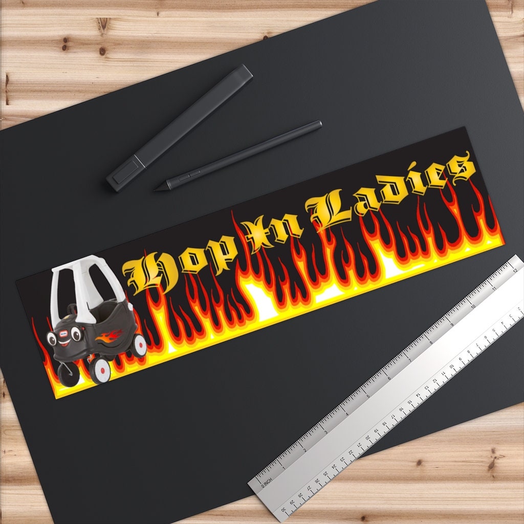Hop in Ladies Bumper Sticker - Etsy