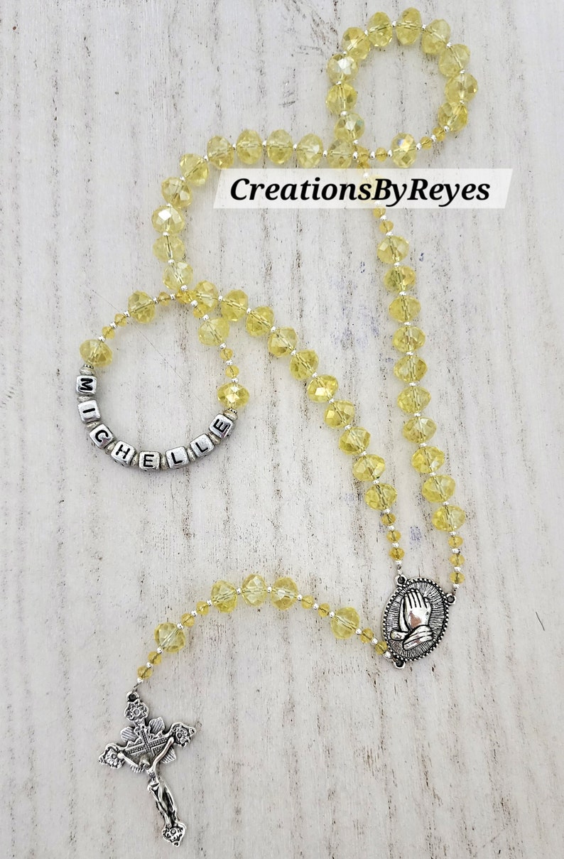 Personalized Rosaries With Names - Etsy