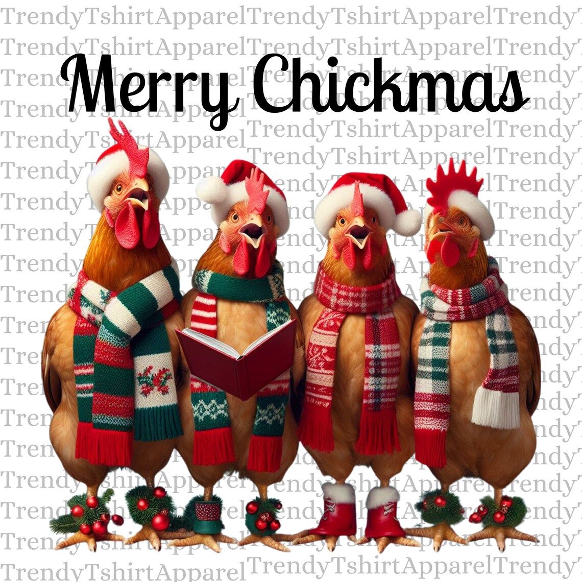Christmas Chickens PNG File Download, Merry Chickmas PNG, Merry ...