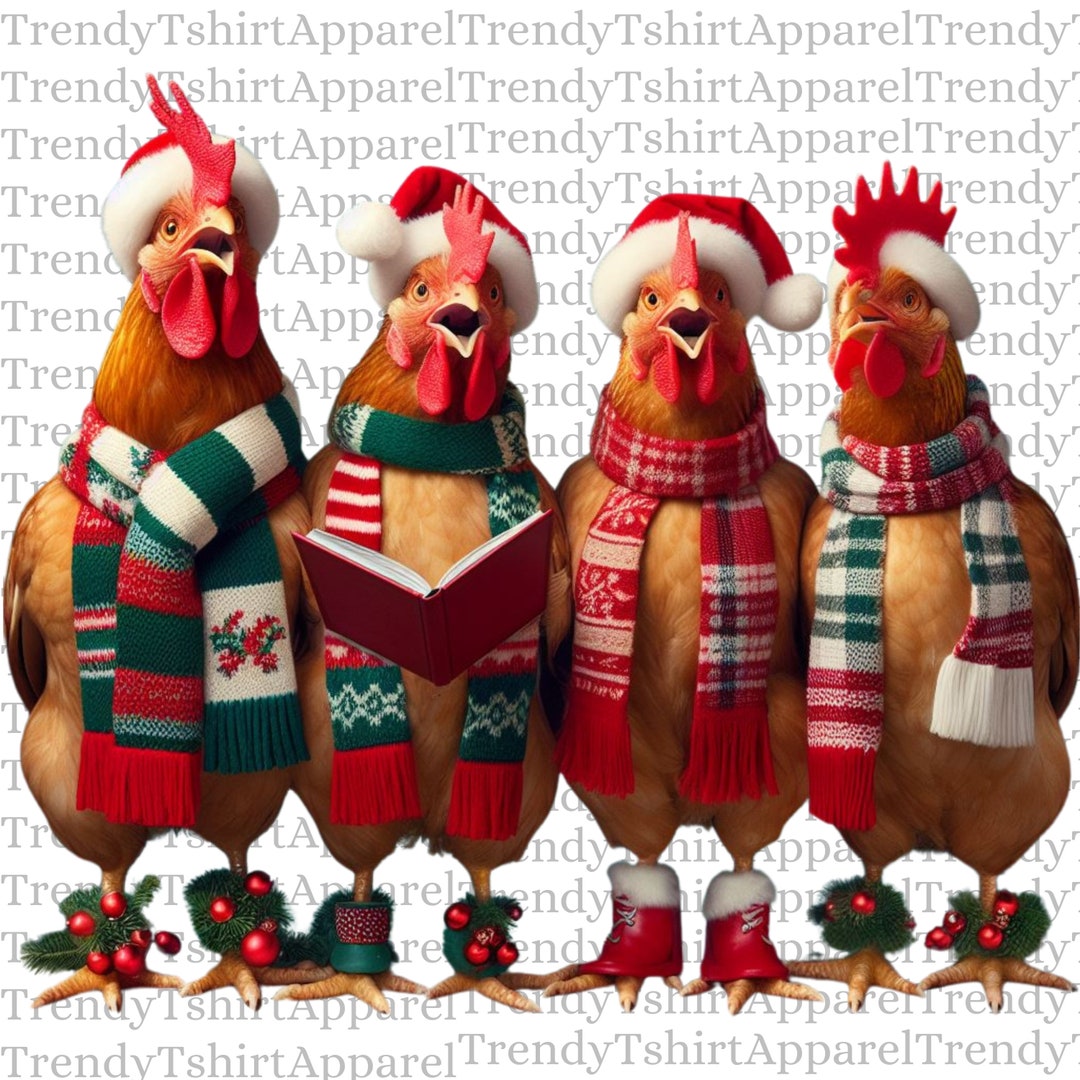 Christmas Chickens PNG File Download, Merry Chickmas PNG, Merry ...