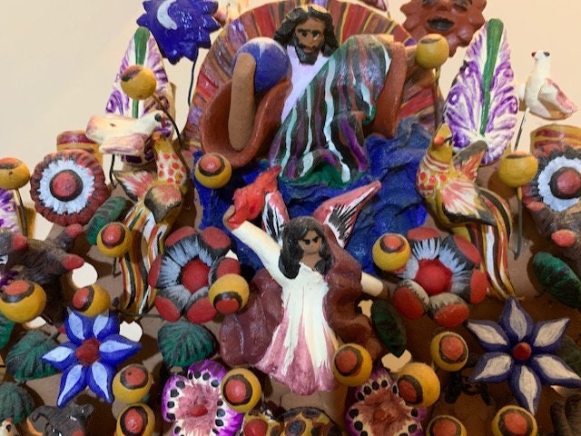 Tree of Life Mexican Folk Art Candelabra Holder About 15" - Etsy